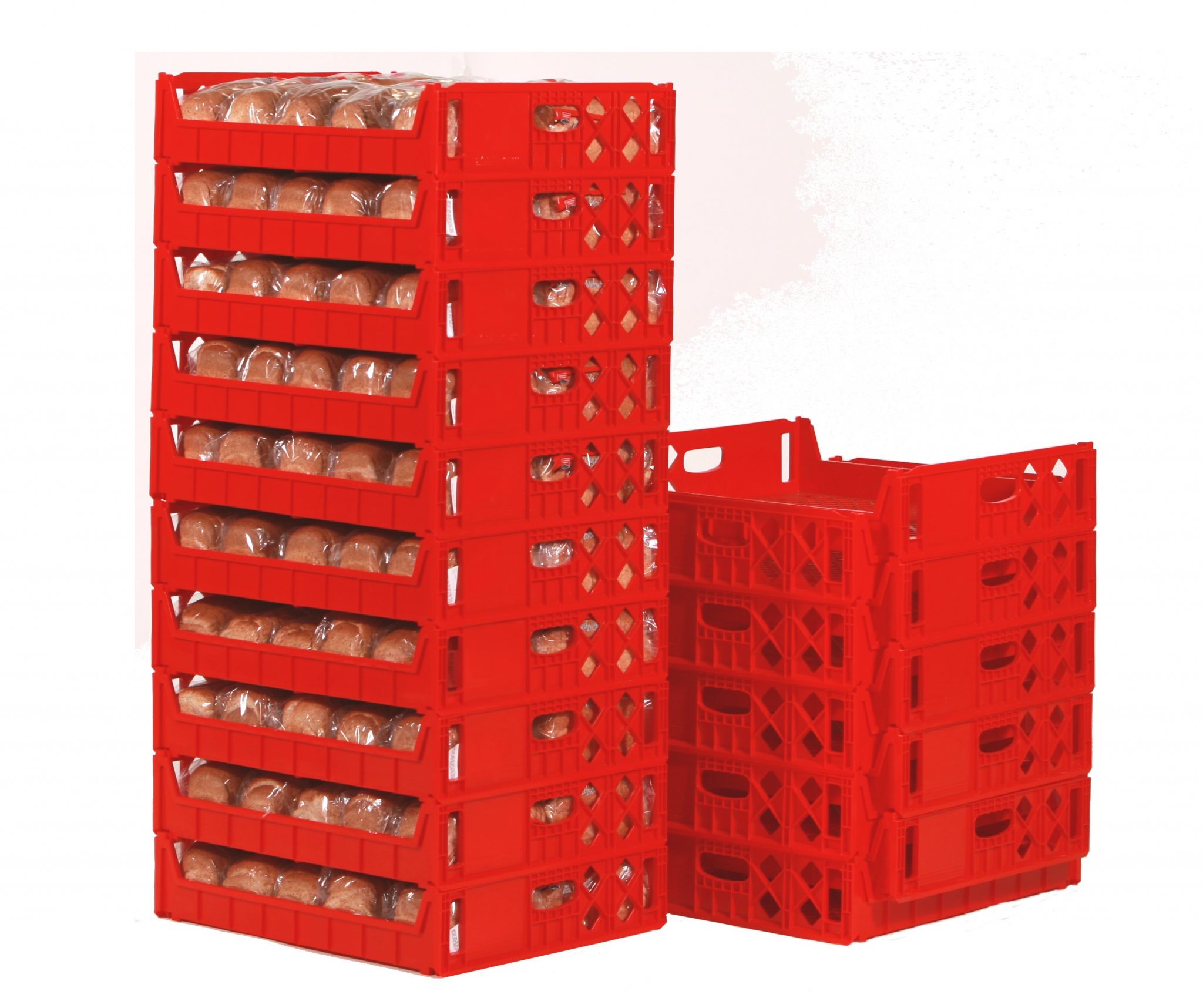 Durable Bakery Plastic Products | Stack and Nest Trays - Drader